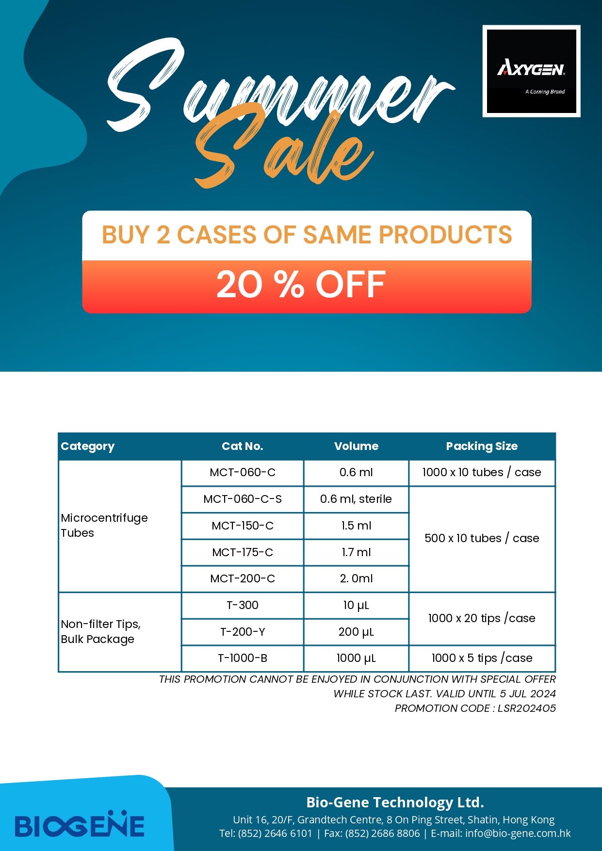 BioGene - your professional & reliable laboratory partner